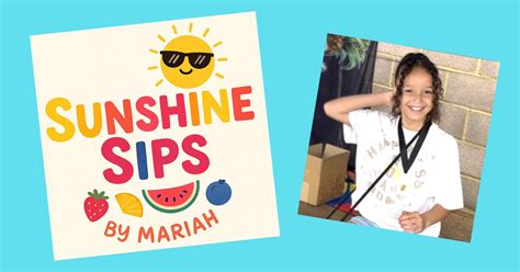 Ten Year Old Mariahs Sunshine Sips Feel Good Juices Penny Post