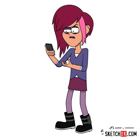 How To Draw Tambry The Emoscene Girl From Gravity Falls Gravity
