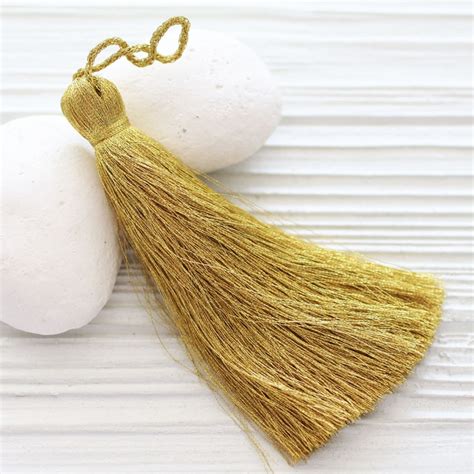 Metallic Tassels Etsy
