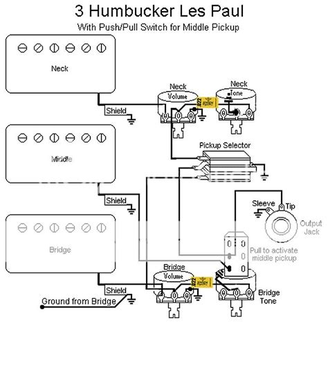 Gibson Sg 3 Pickup Wiring Diagram Wiring Diagram