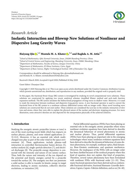 Pdf Inelastic Interaction And Blowup New Solutions Of Nonlinear And