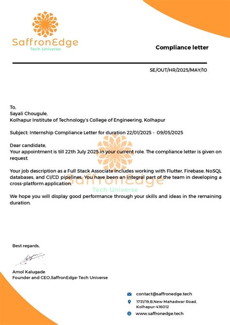 Internship Flutterdeveloper Firebase Fullstackdeveloper Techjourney Saffronedge