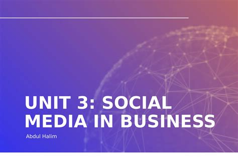 Unit 3 Using Social Media In Business Assignment 1 Distinction Unit 3 Using Social Media
