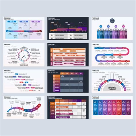 Creative Timeline Infographics Template For Powerpoint Fully Editable