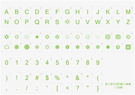 Font Sl Star Of David Preview Glyphicons Halflings Regular 1300x850 Png Download Pngkit