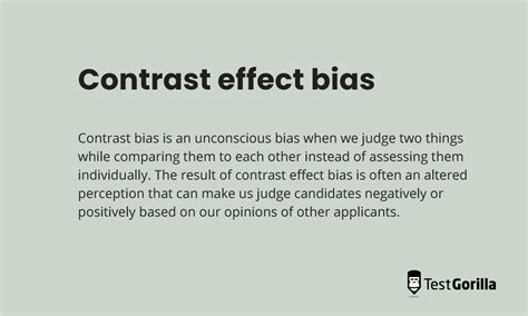 The Contrast Effect Bias In Recruiting TestGorilla
