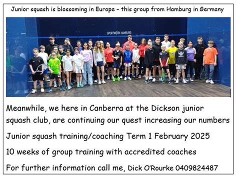 Dickson Squash Club Canberra City Act