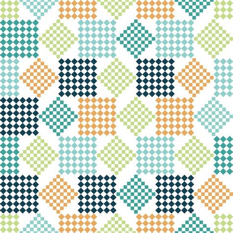 Premium Vector Seamless Geometric Pattern With Rectangles Vector Illustration