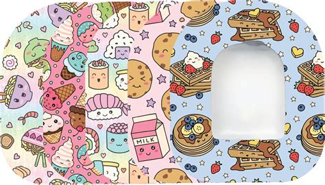 Glucomart Omnipod Adhesive Patches Waterproof Hypoallergenic Cgm Tape For Omnipod