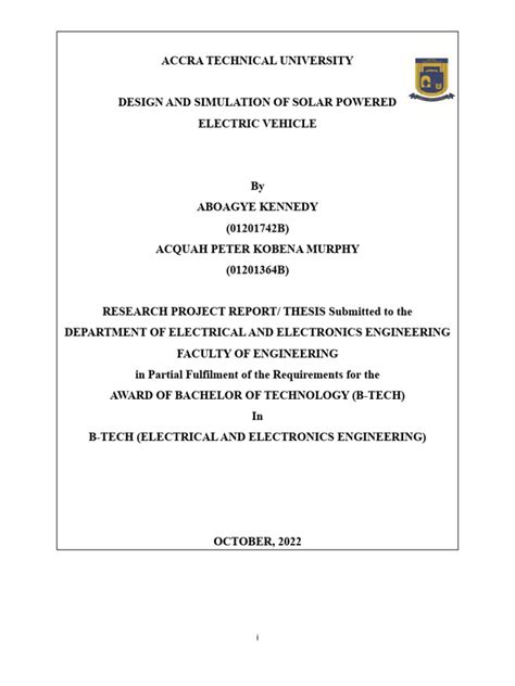 Final Btech Dissertation Pdf