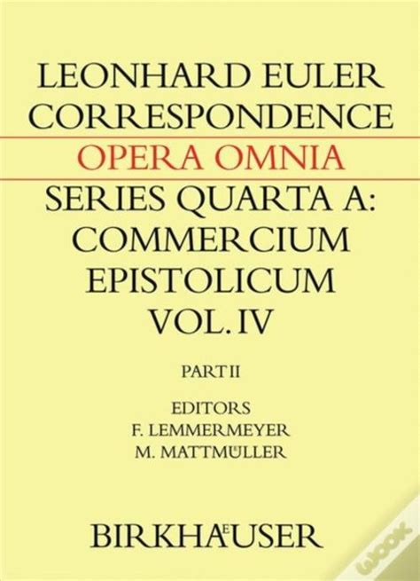 Correspondence Of Leonhard Euler With Christian Goldbach De Leonhard Euler Livro Wook