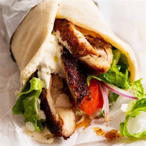 Chicken Shawarma Wrap Calories