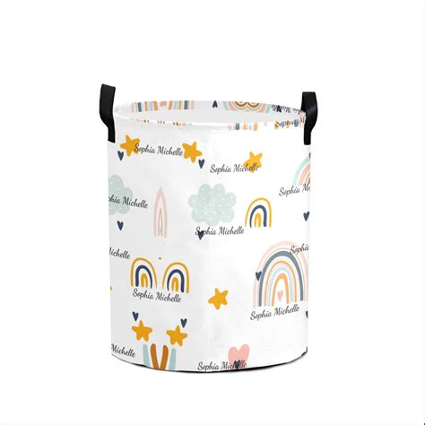 Personalized Laundry Baskets Custom Laundry Hamper Collapsible Clothes
