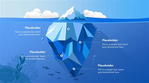 Iceberg Slide Template For PowerPoint