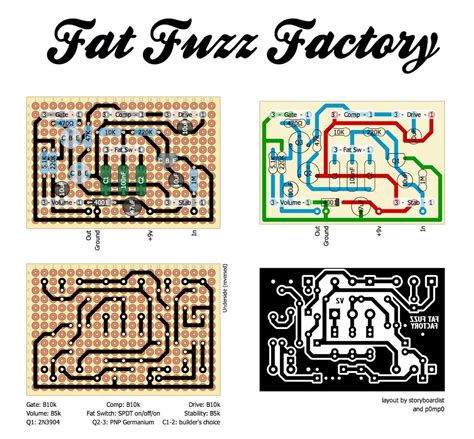 The Latest Schematic For Fuzz Factory 7