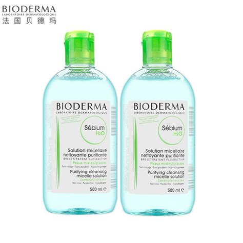 法国bioderma贝德玛卸妆水温和舒妍 净妍洁肤液 原装进口 2瓶混合油性肤质选蓝水500ml视频介绍 法国bioderma贝德玛卸妆水温和