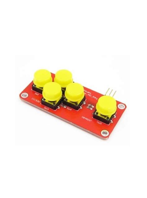 modulo control 5 botones arduino
