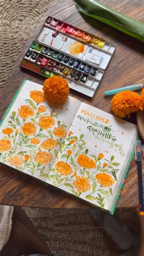 별샘byulsam 발리와서 가장 많이 보는 꽃 메리골드 꽃말을 찾아보니 우리나라에서는 반드시 오고야 말 행복이라고 한다 그래서 여기 사람들이 이 꽃을 두고