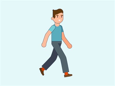 Walking Man  Clipart Best