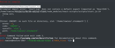 is react scripts trying access my steampath why · issue 9156