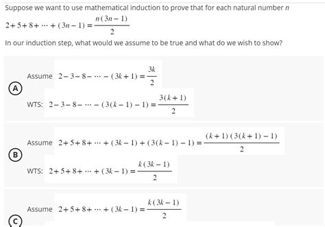solved what is the induction hypothesis step for the