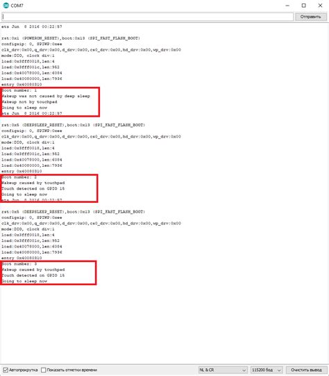 Esp32ПримерыРежим глубокого сна пробуждение при помощи прикосновения Онлайн справочник