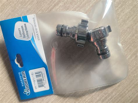 수도 꼭지 미니 세탁기 커플링 물 새는 문제