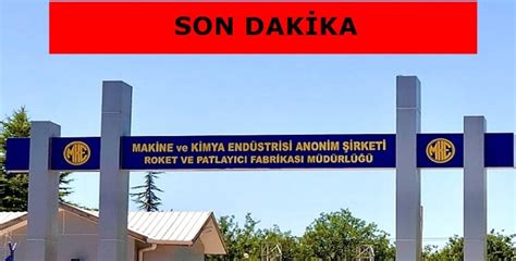 Mke Roket Ve Patlay C Fabrikas Nda Patlama Meyadana Geldi