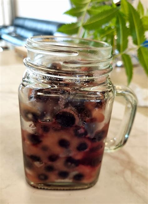 냉동블루베리 먹는법 블루베리청 블루베리 우유 만들기 블루베리주스 다이어트 주스 만들기