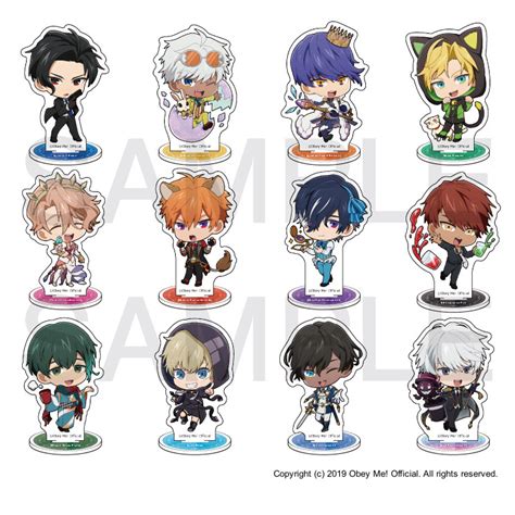 Mixx Garden Card Puchi Collection 2022 Chibi Acrylic Stands 12 The Obey Me Wiki