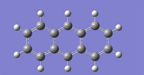 Optimized Structure Of Anthracene Download Scientific Diagram