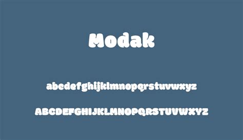 modak font font tr