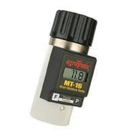 Agratronix Mt 16 Portable Grain Moisture Tester With Digital Meter Display