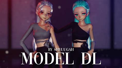 Model Dl Naughty Haku And Miku Request By Shyuugah On Deviantart