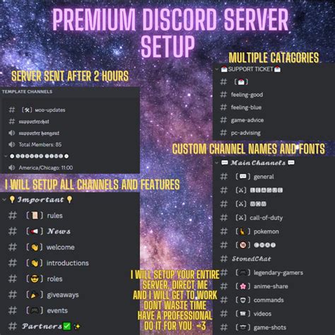 Discord Server Setup I Will Setup Your Entire Discord Server From Start To Finish Etsy