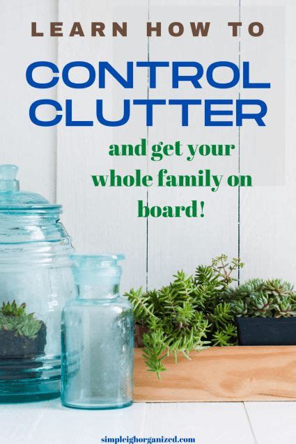 Control Clutter With These Easy Tips