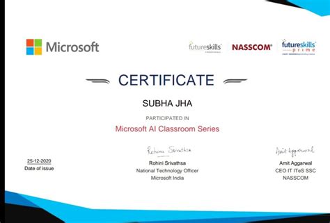 Subha Jha On Linkedin Microsoft Azure Ai Futureskills 21 Comments