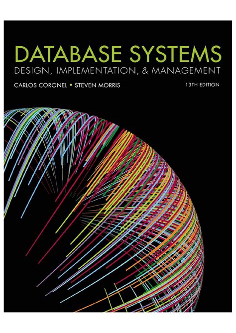 database systems design implementation and and management 13th edition pdf