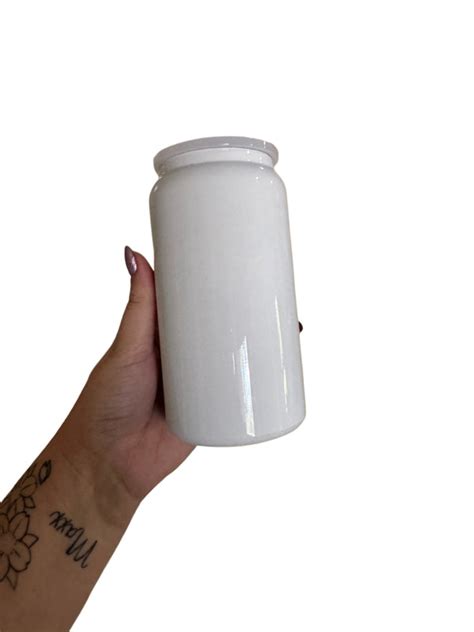 16oz Sublimation Libby Cans White De Dazzlingkreations