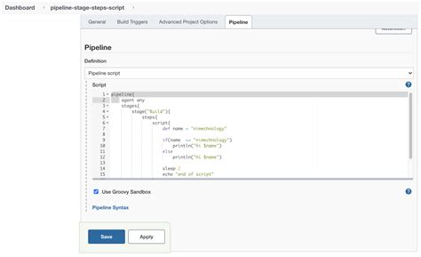 Jenkins Lesson 2 Using Simple Groovy Into Pipeline Script