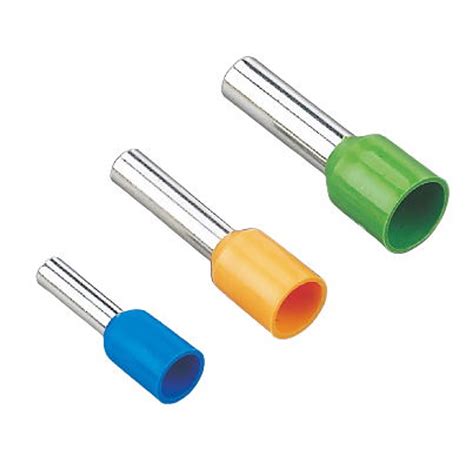 Terminal Ferrule Aislado 1 5mm² 16awg Negro 100 Unid