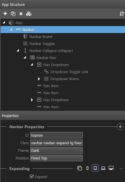 App Connect Bootstrap 4 Navigation Extensions Dmxzonecom