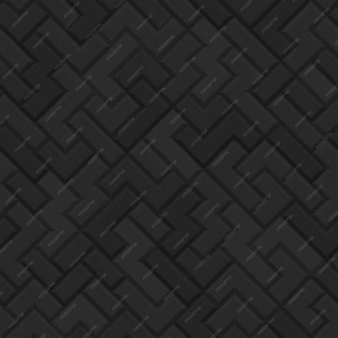 Premium Vector Abstract Seamless Pattern Made Of Tetris Blocks In Black Colors