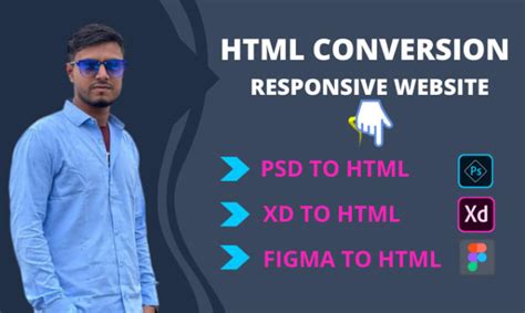 Convert Psd To Html Figma To Html Css Responsive Website By