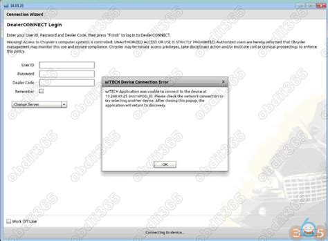 Device Connect Error OBDII Official Blog