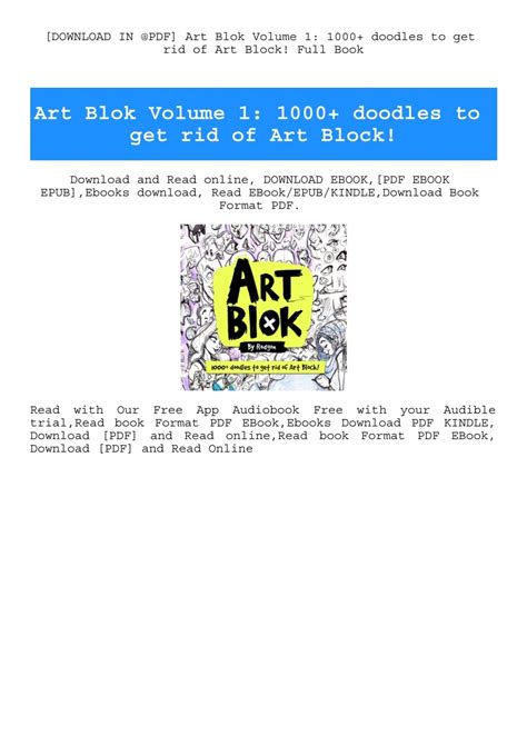 Download In Pdf Art Blok Volume 1 1000 Doodles To Get Rid Of Art