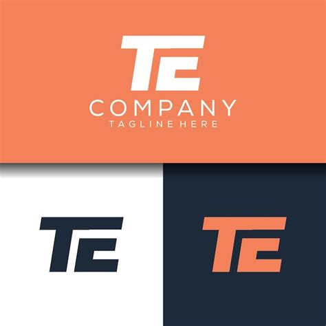 Te Logo Template Free Vectors And Psds To Download