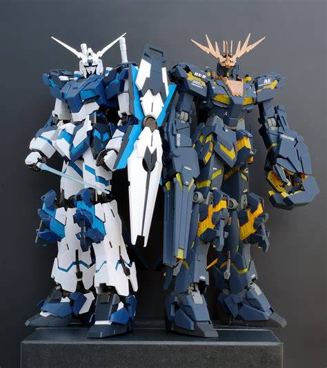 My Mg Unicorn And Banshee These Two Look So Good Together R Gunpla