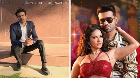 Ias Turned Actor Abhishek Singh Seen Shooting Film With Sunny Leone