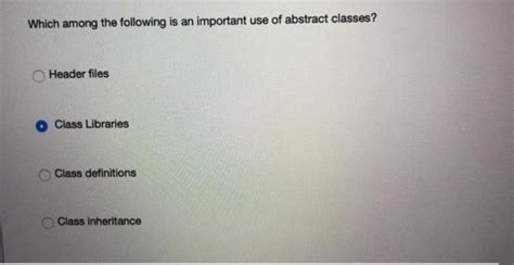 Solved Which Among The Following Is An Important Use Of